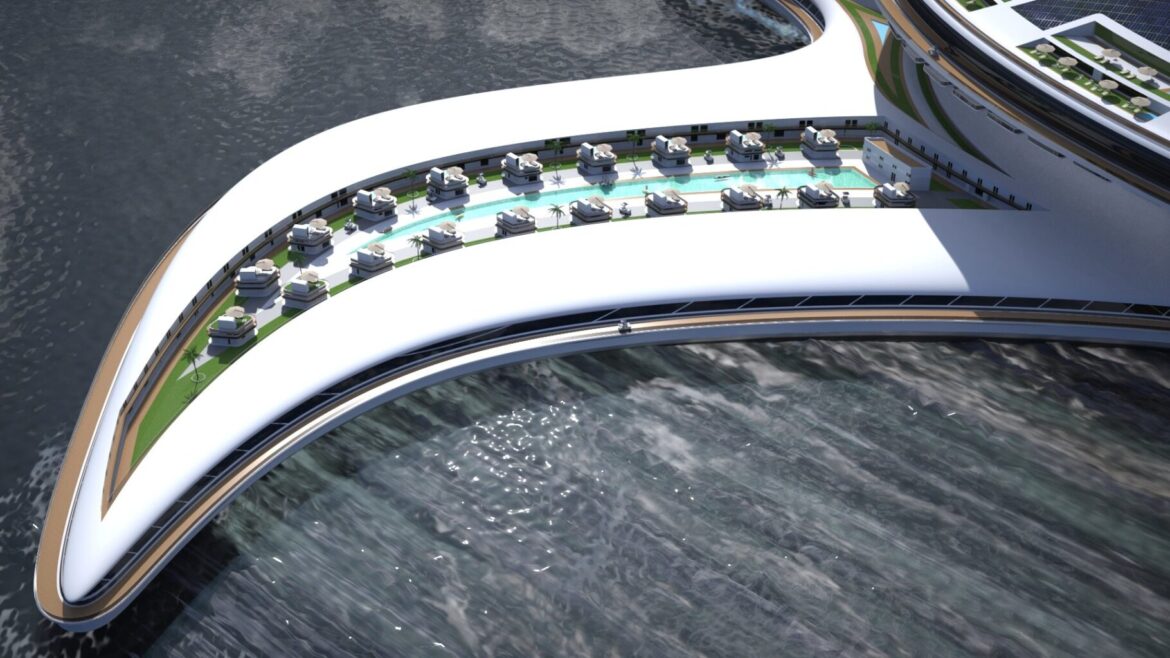 Pangeos, die 8-Milliarden-Yacht in Form einer Schildkröte - Montenapo Daily